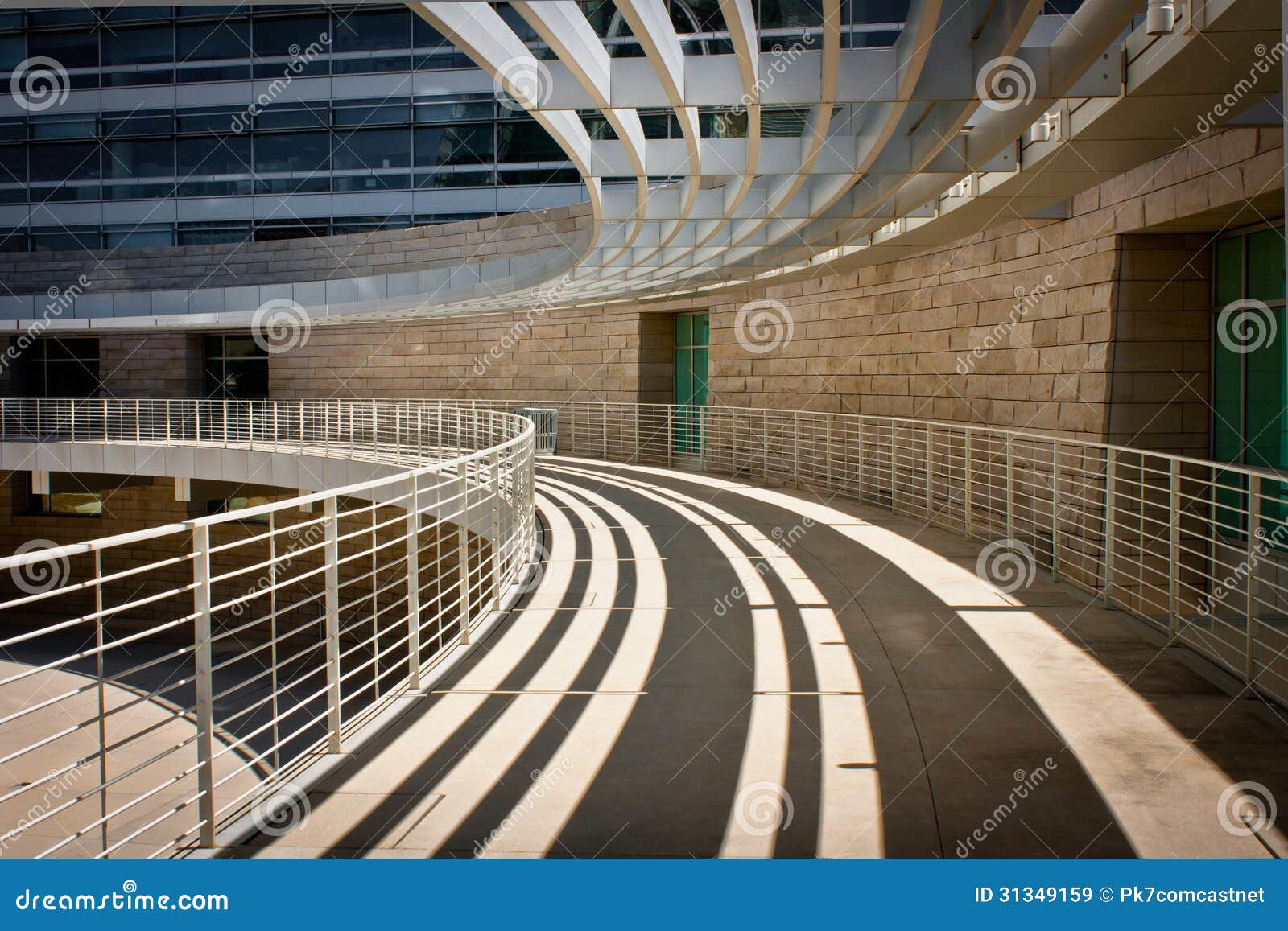 Curving Skywalk stock image. Image of curving, wallkway - 31349159