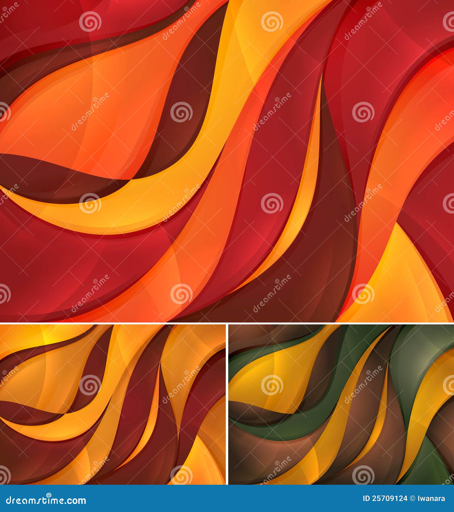 Curvy Abstract Background Vector Illustration | CartoonDealer.com #25709124