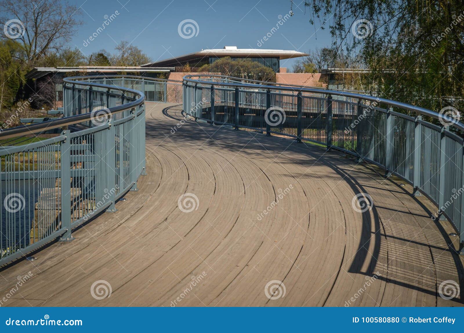 Curvy Bridge stock photo. Image of rail, curvaceous - 100580880