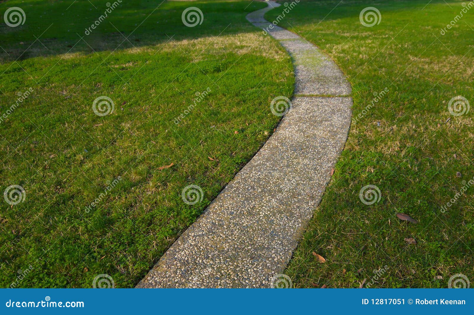 Curvy concrete path stock image. Image of pattern, sidewalk - 12817051
