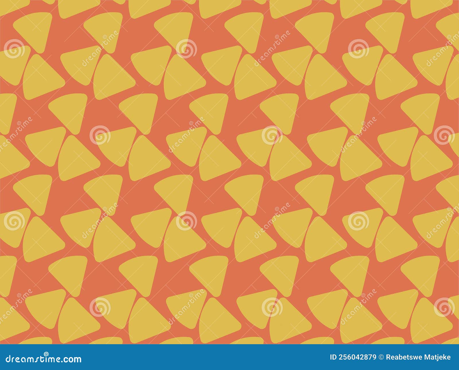Curvy Geometric Shape Abstract Pattern Design. Seamless Repeating ...