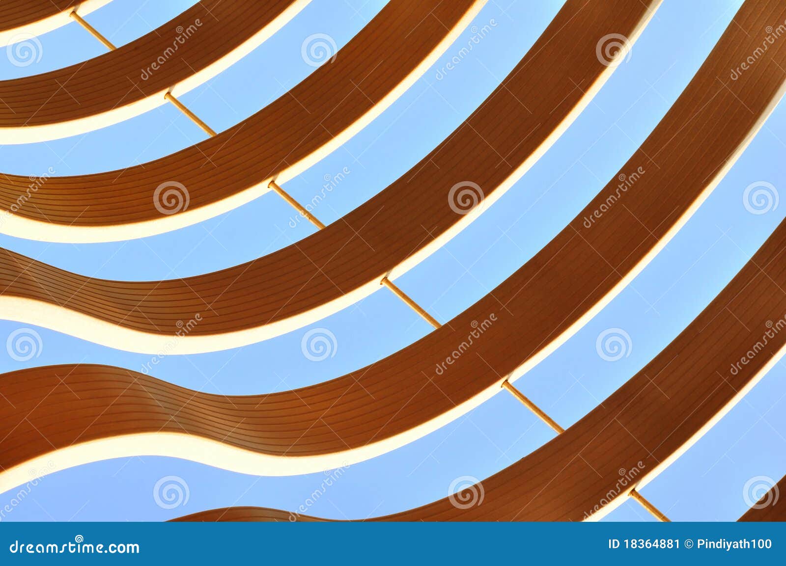 Curvy Graphic Abstract Pattern Stock Image - Image of upward, wooden ...