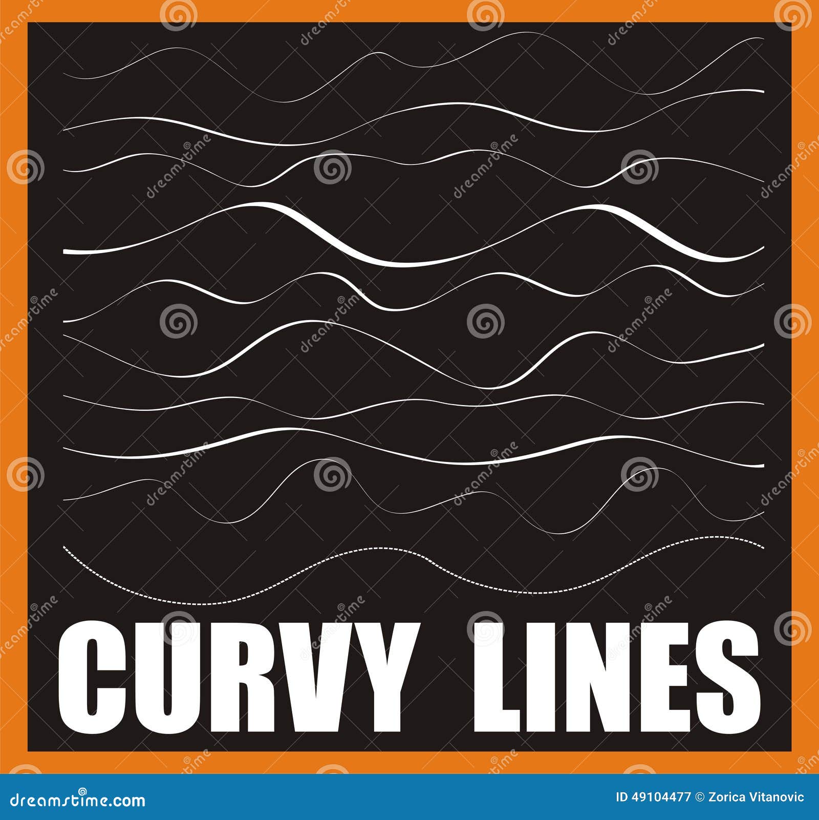 Curvy lines stock illustration. Illustration of background - 49104477