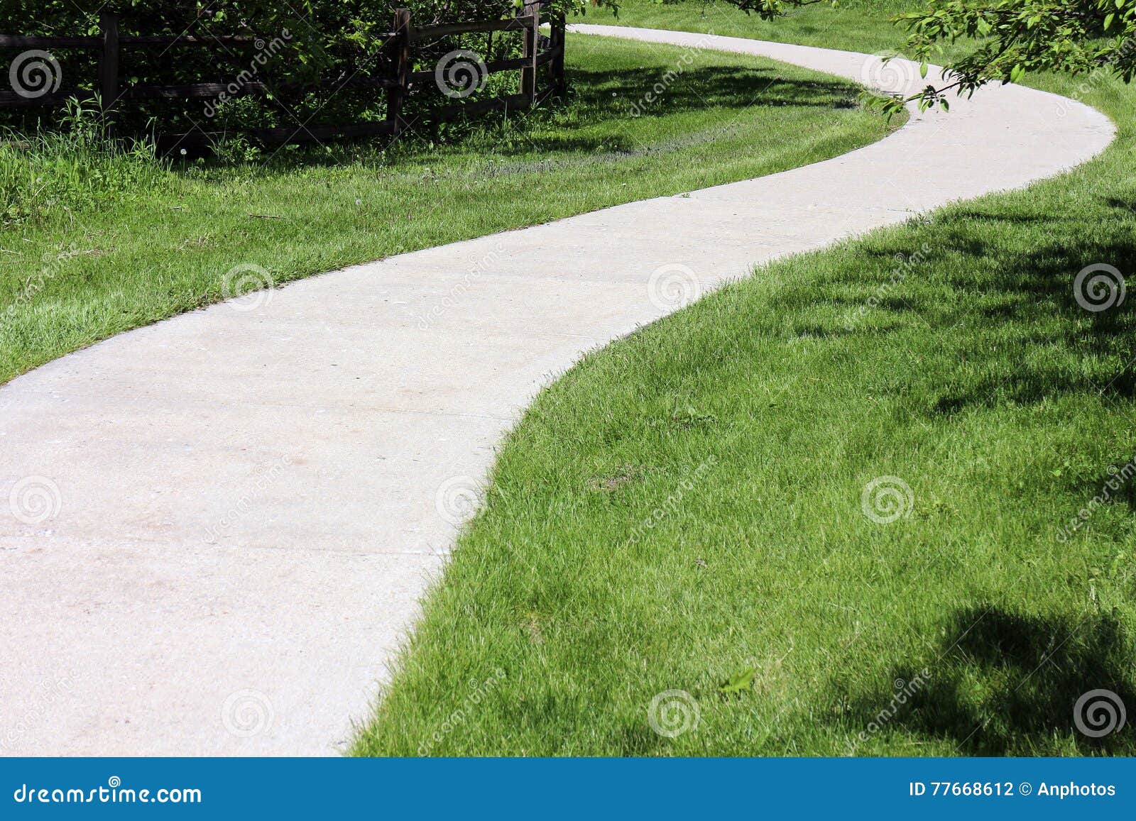 Curvy path stock photo. Image of path, sport, recreation - 77668612