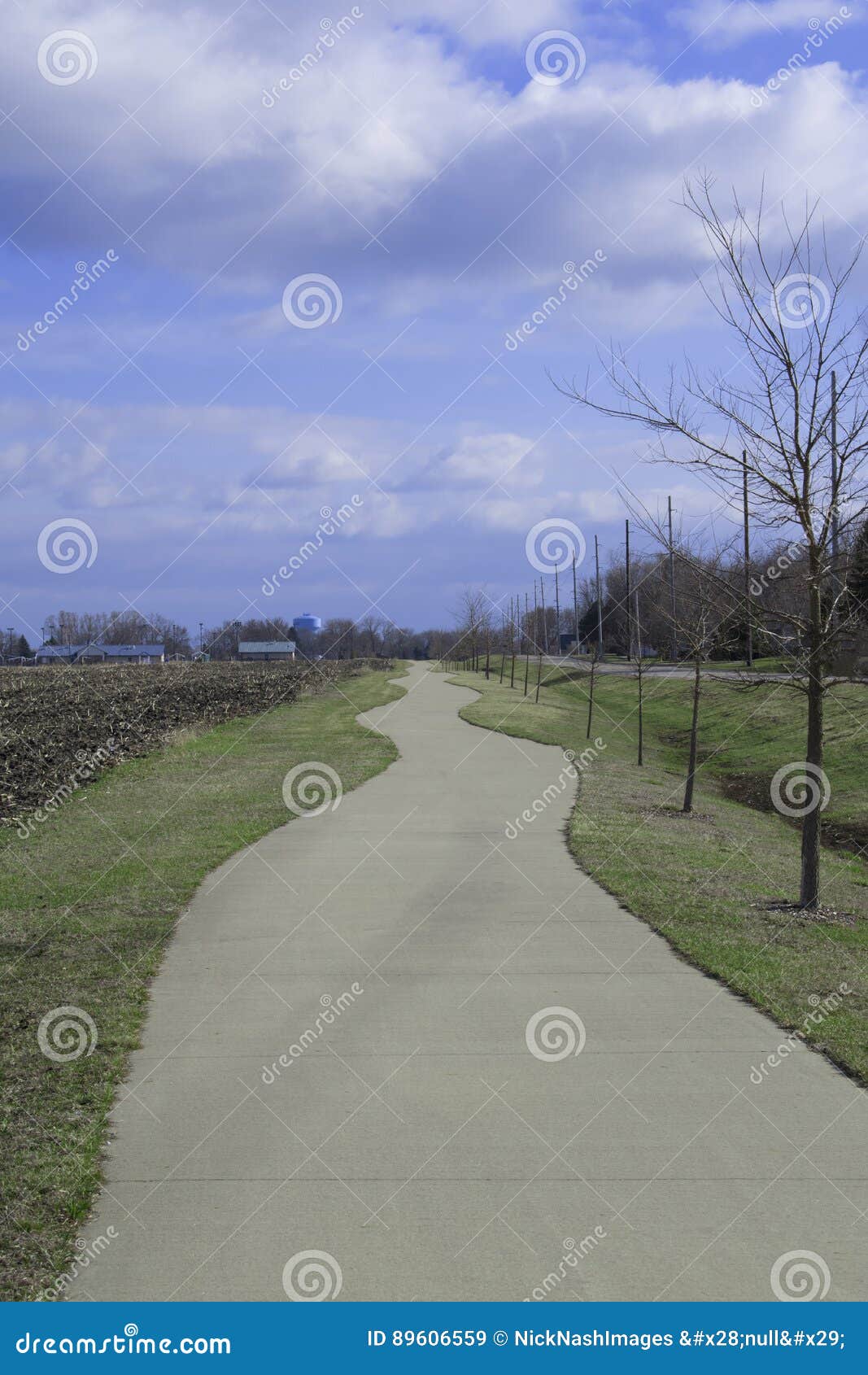 Curvy Path stock image. Image of trail, walking, curvy - 89606559