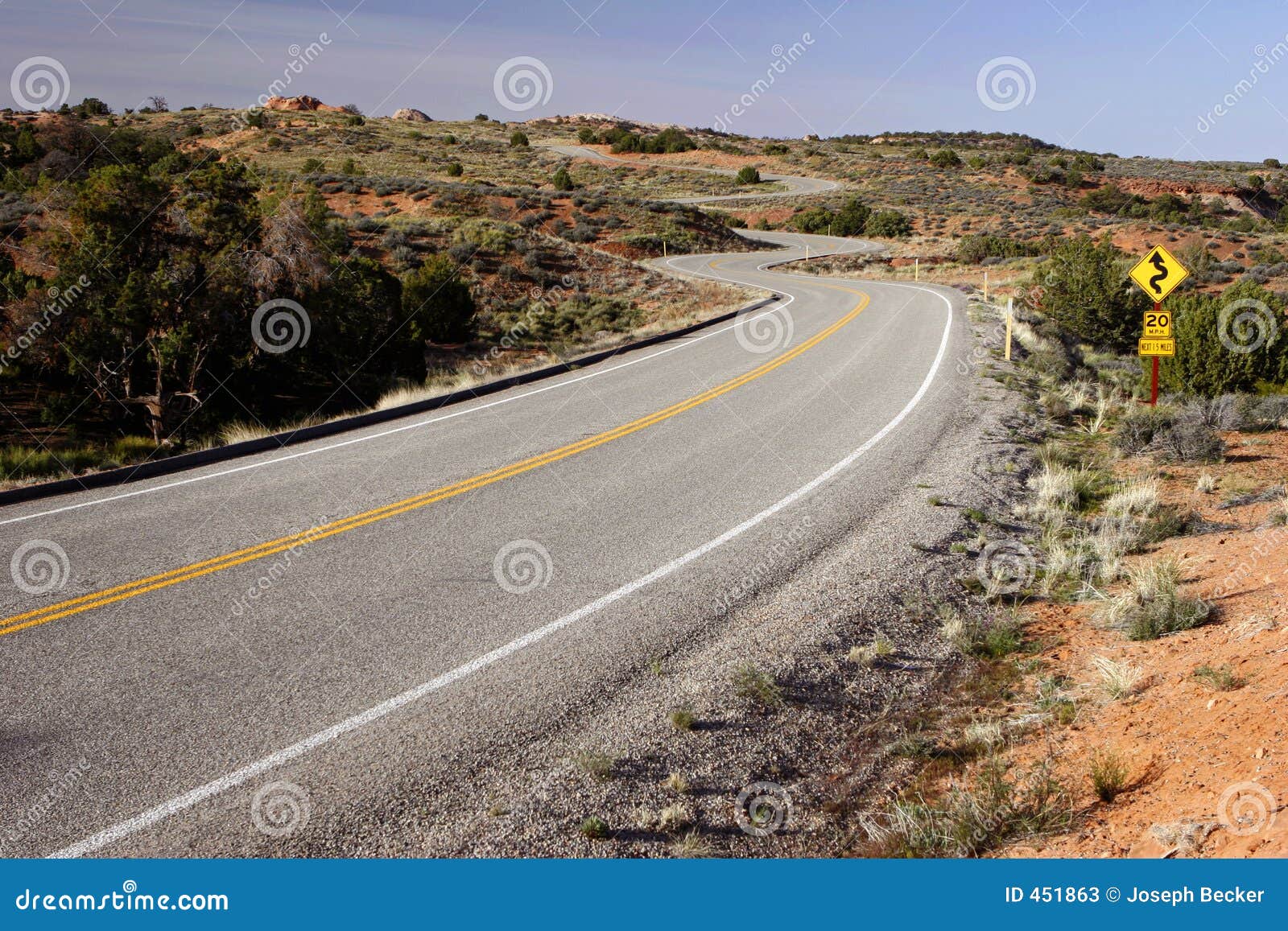 Curvy Road stock image. Image of national, road, curvy - 451863