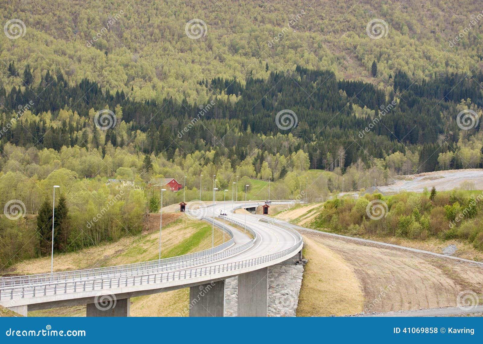 Curvy road stock photo. Image of curve, green, driving - 41069858