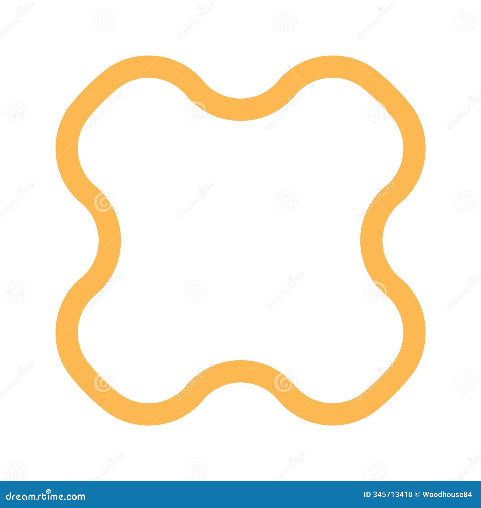 Outline Frame With Shamrock Contour And Teddy Bear. Raster Clip Art ...