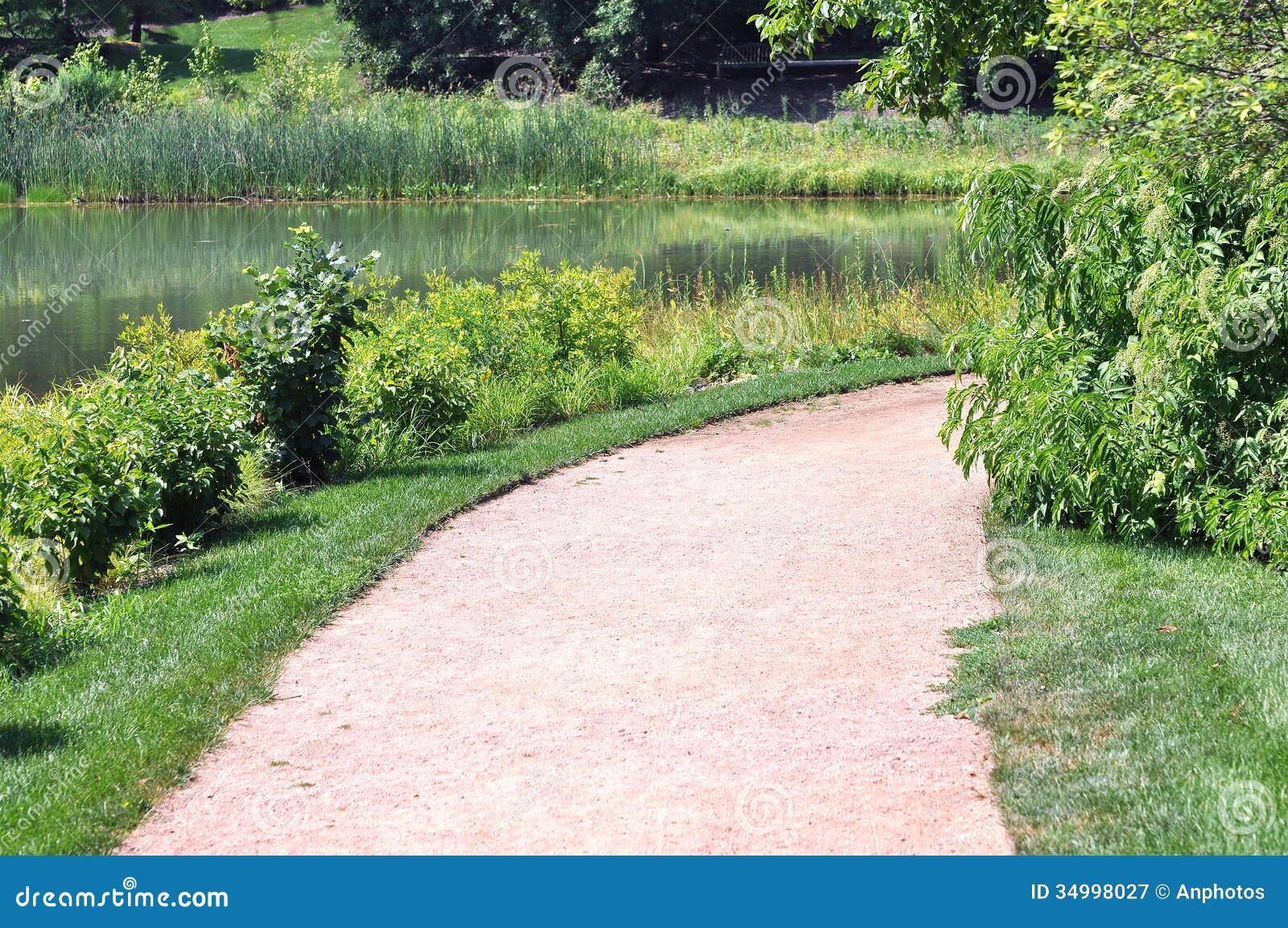Curvy walking path stock image. Image of garden, curvy - 34998027