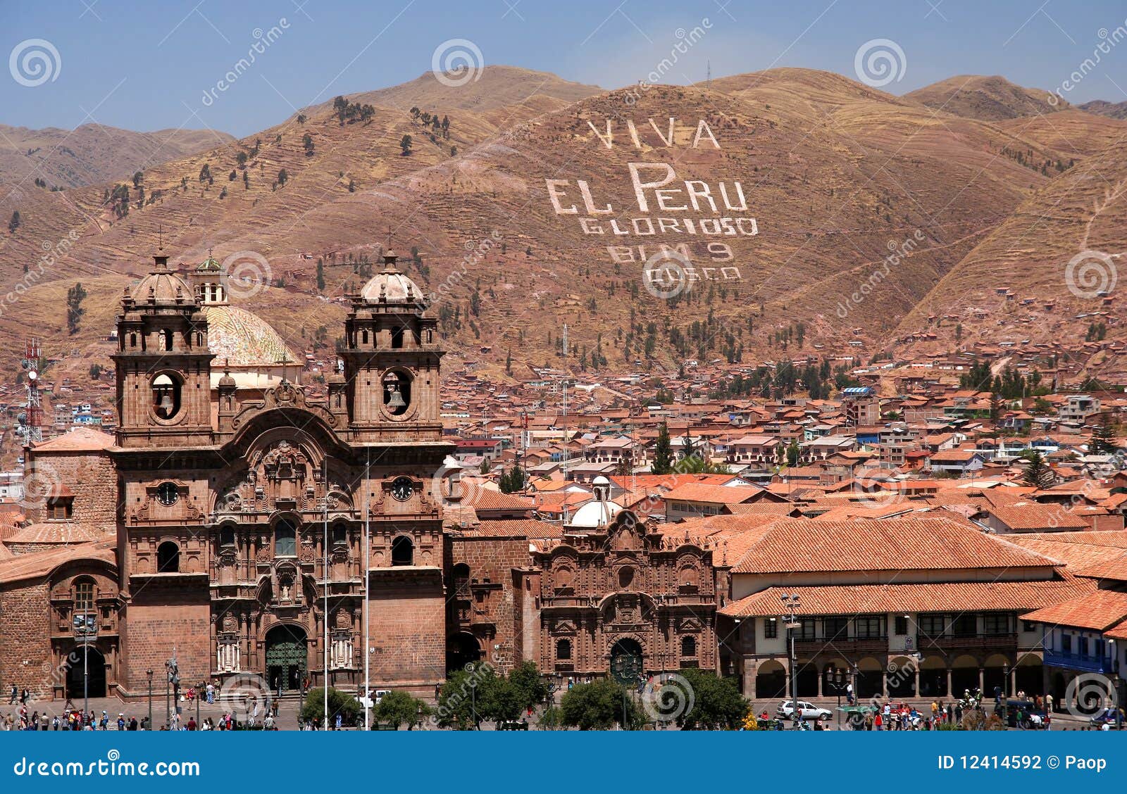 View of Cusco stock photo. Image of city, peruvian, historical - 12414592