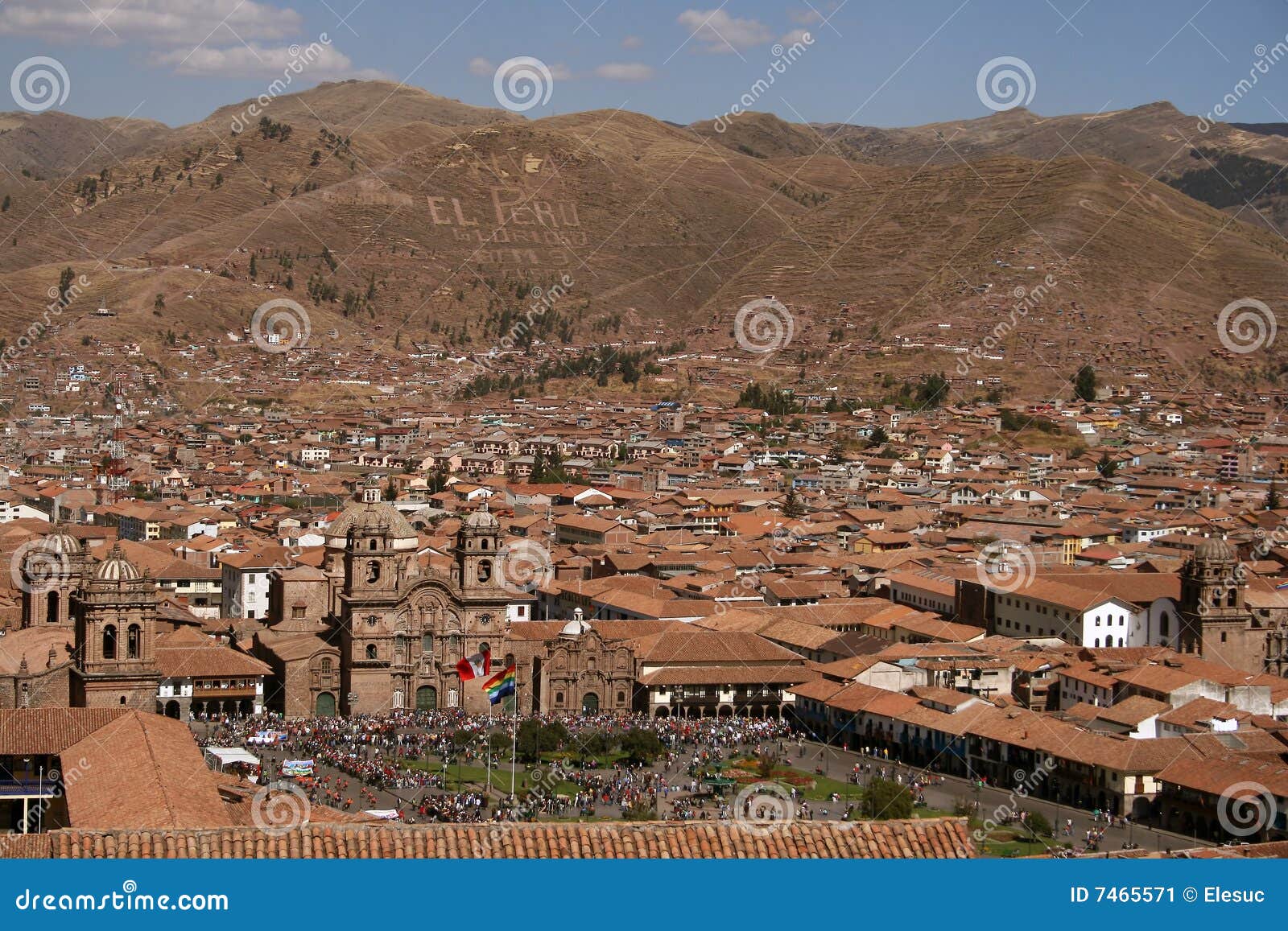Cusco imagen de archivo. Imagen de aldea, paisaje, casa - 7465571