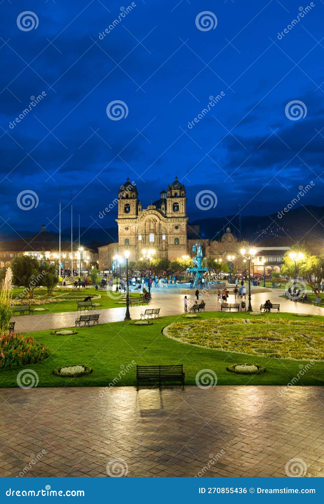 Cusco City Centre Peru stock photo. Image of church - 270855436