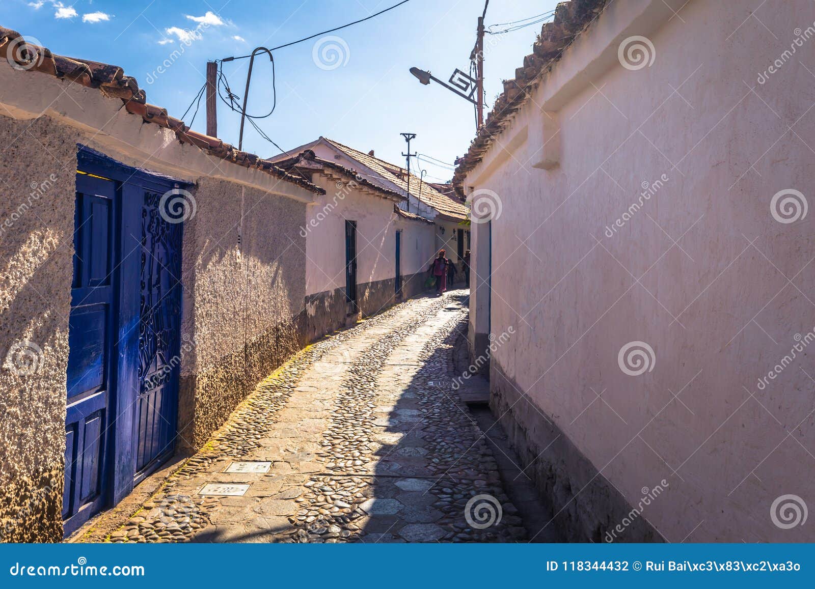 Cusco, Peru - August 01, 2017: Streets of the Old Town of Cusco, Peru ...