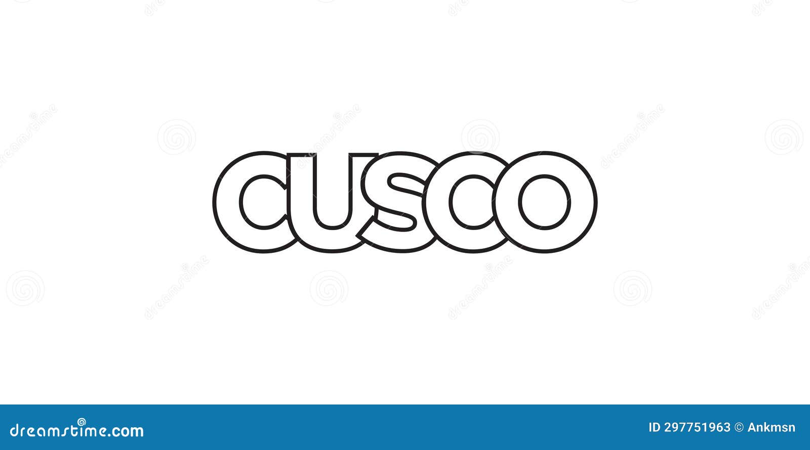 Cusco in the Peru Emblem. the Design Features a Geometric Style, Vector ...