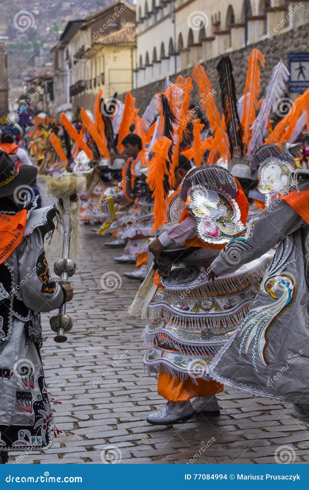 CUSCO - PERU - JUNE 06, 2016 : Peruvian Dancers at the Parade in ...