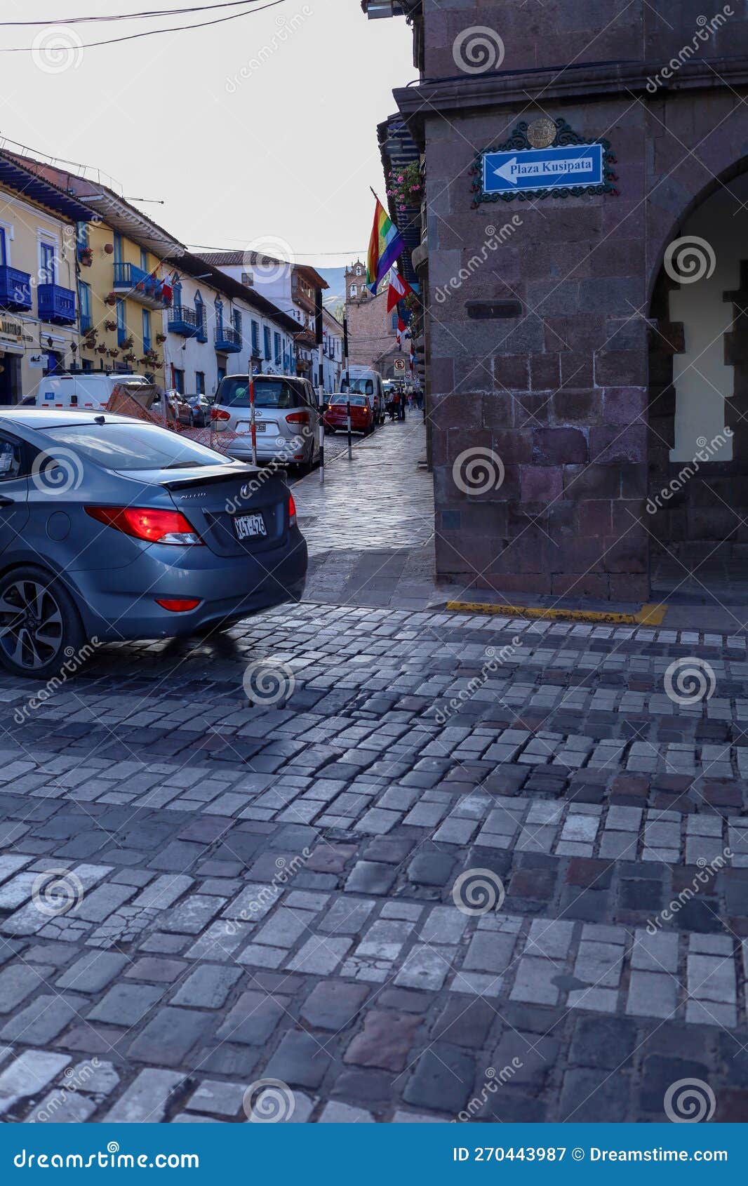 View of the Streets of Cusco. Peru Editorial Photography - Image of ...