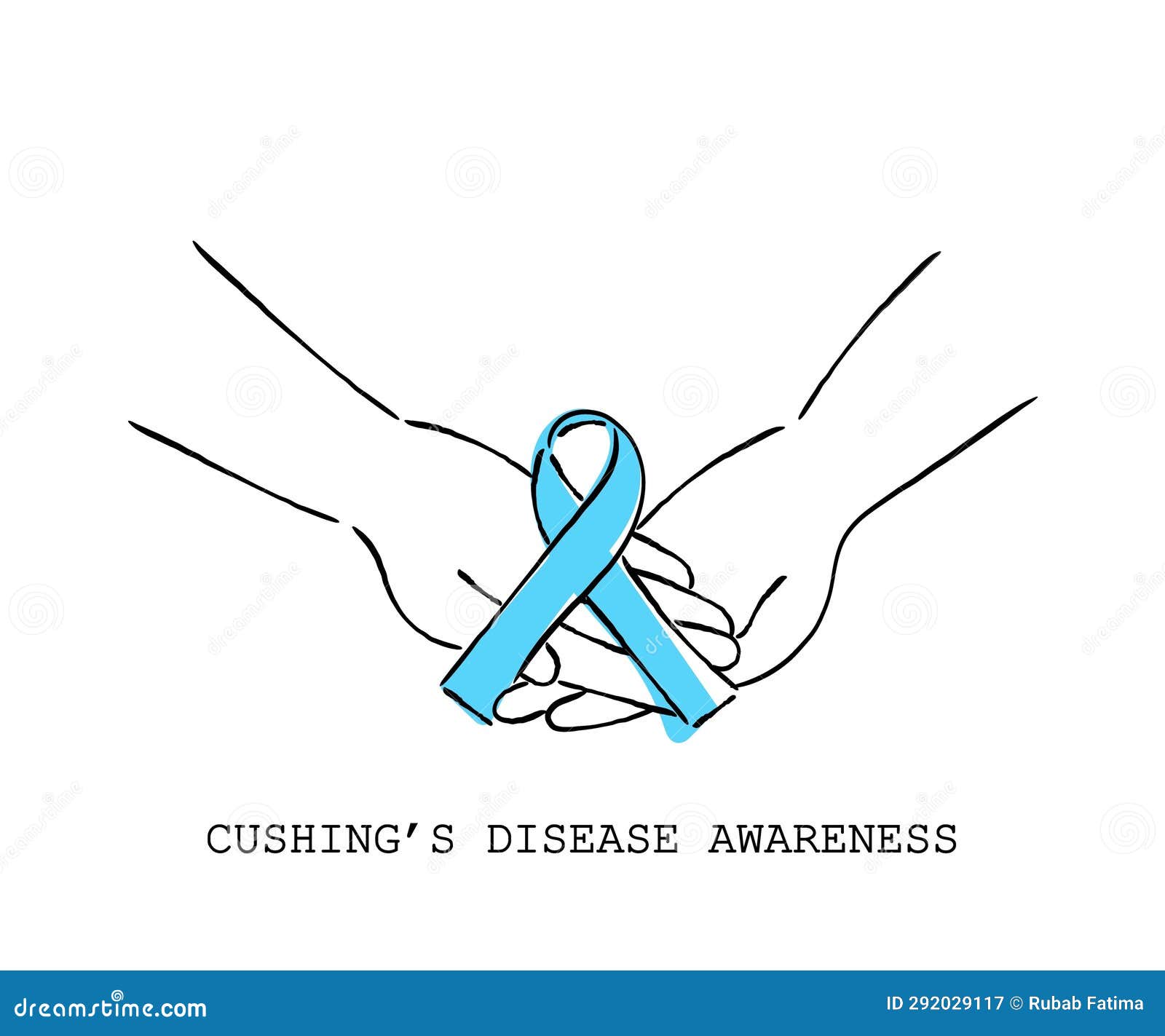 Cushing S Disease Awareness. Stock Illustration - Illustration of ...