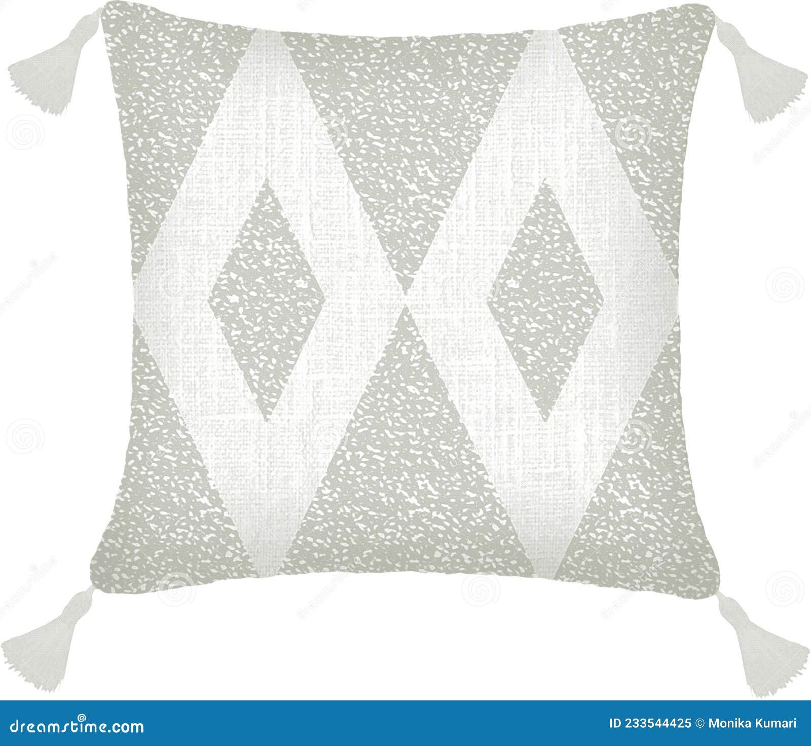 Cushion and Pillow Modern Designs Isolated on White Canvas with High ...