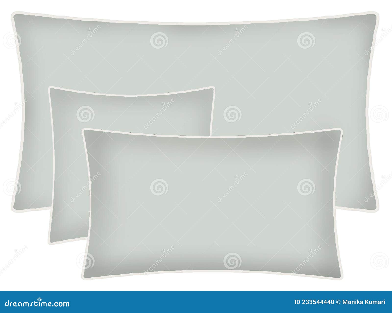 Cushion and Pillow Modern Designs Isolated on White Canvas with High ...