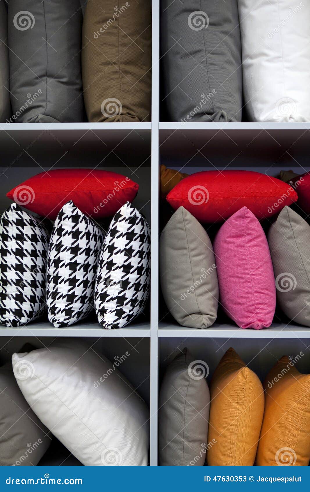 Cushions stock image. Image of shelves, store, cushions - 47630353