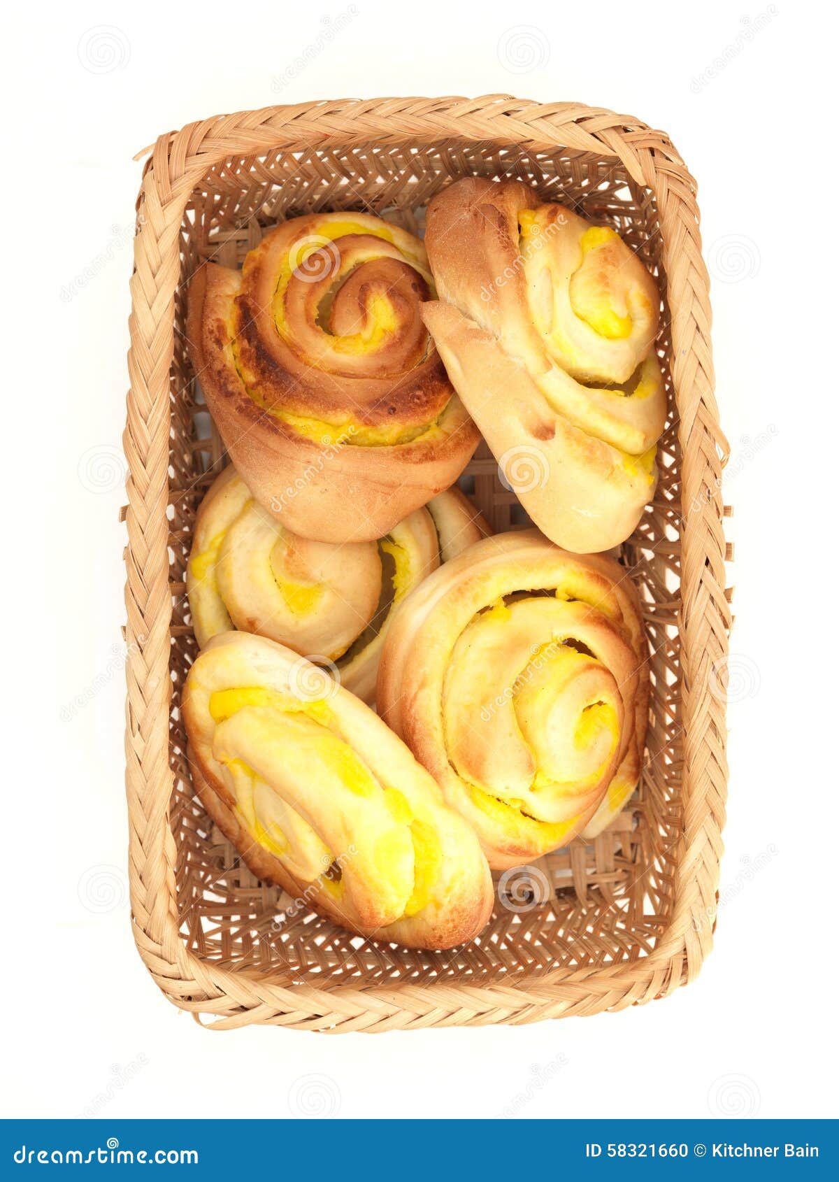 Custard Scrolls stock photo. Image of herbs, custard - 58321660