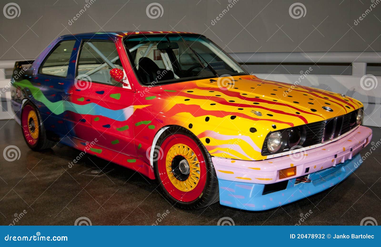 Custom art BMW editorial photography. Image of museum - 20478932