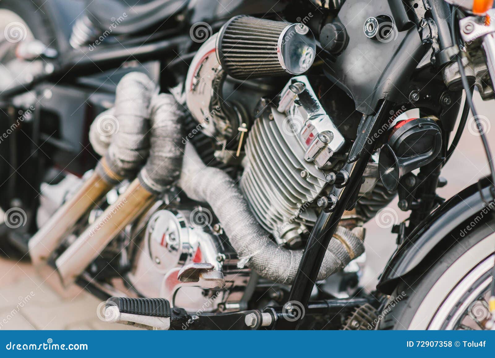 Custom Bike Yamaha R1 Turbo Motorcycle. Editorial Photo | CartoonDealer ...