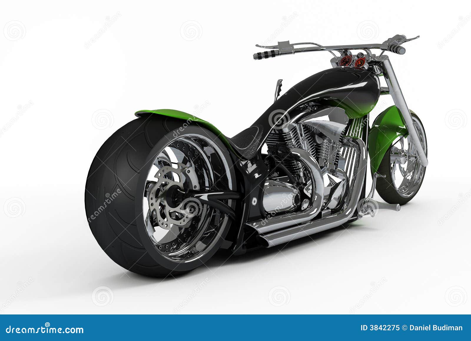 Custom bike rear view editorial image. Illustration of bike - 3842275