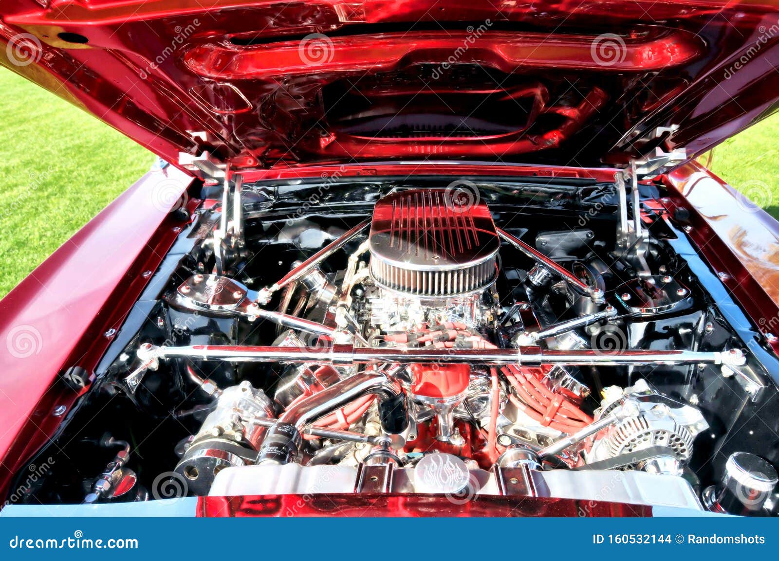 Custom Built High Performance V-8 Engine 1970 Mustang Mach I Editorial ... Custom Built High Performance V-8 Engine 1970 Mustang Mach I Editorial ...