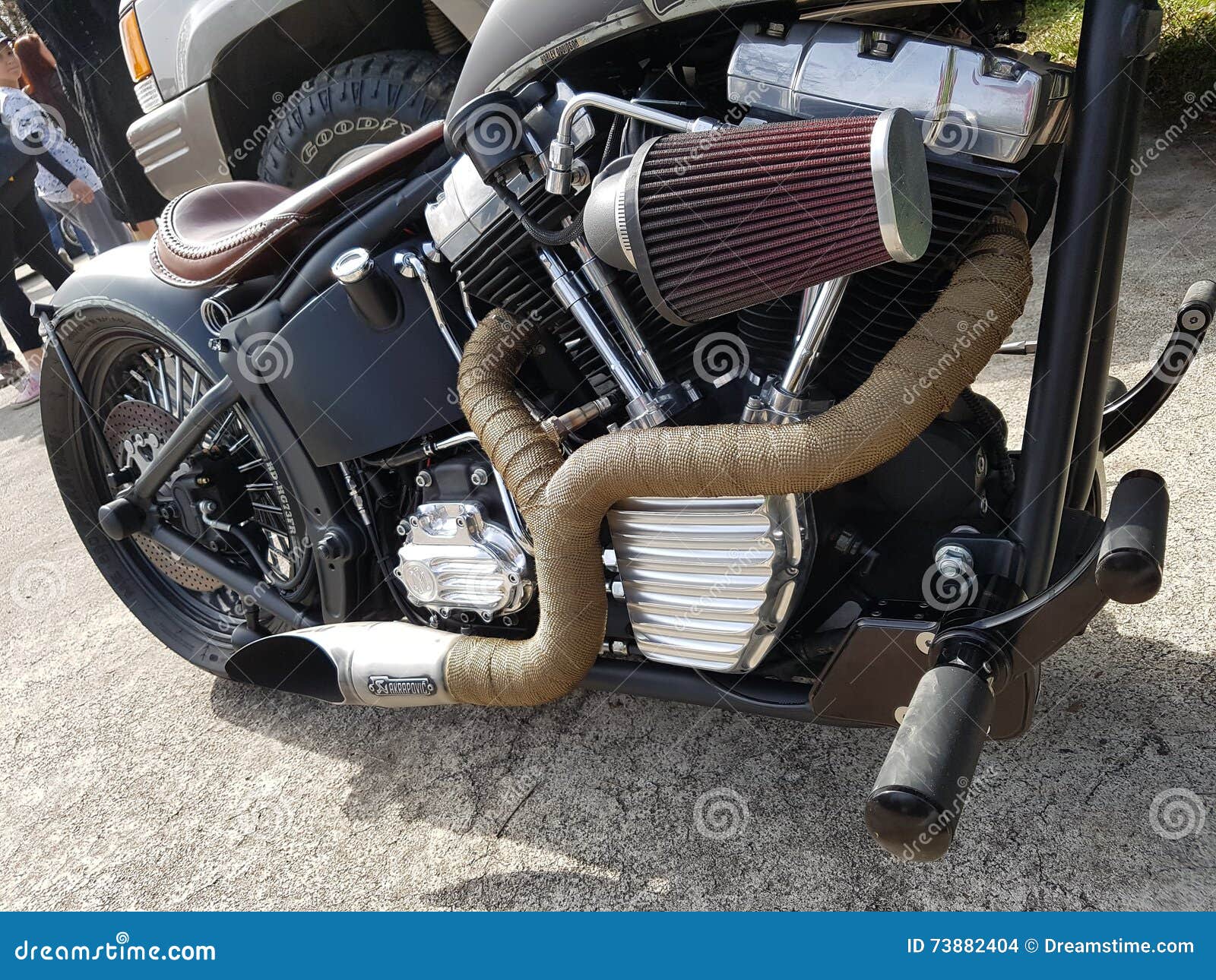 Custom Built Motor Exhaust System Editorial Stock Image - Image of ...