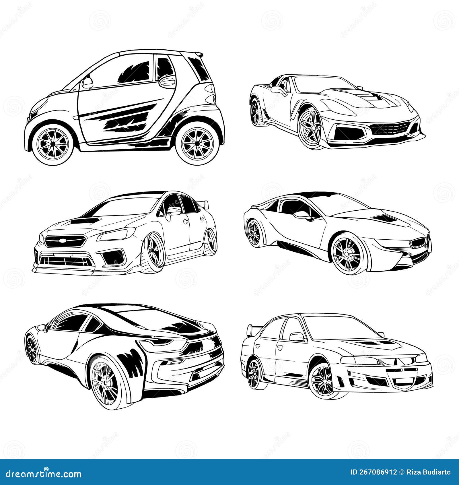 Custom bundle car stock vector. Illustration of custom - 267086912
