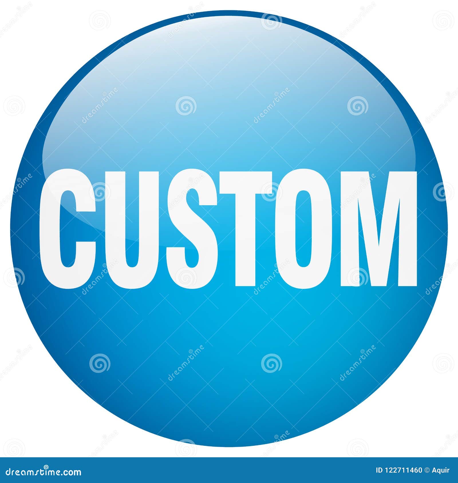 Custom button stock vector. Illustration of push, round - 122711460