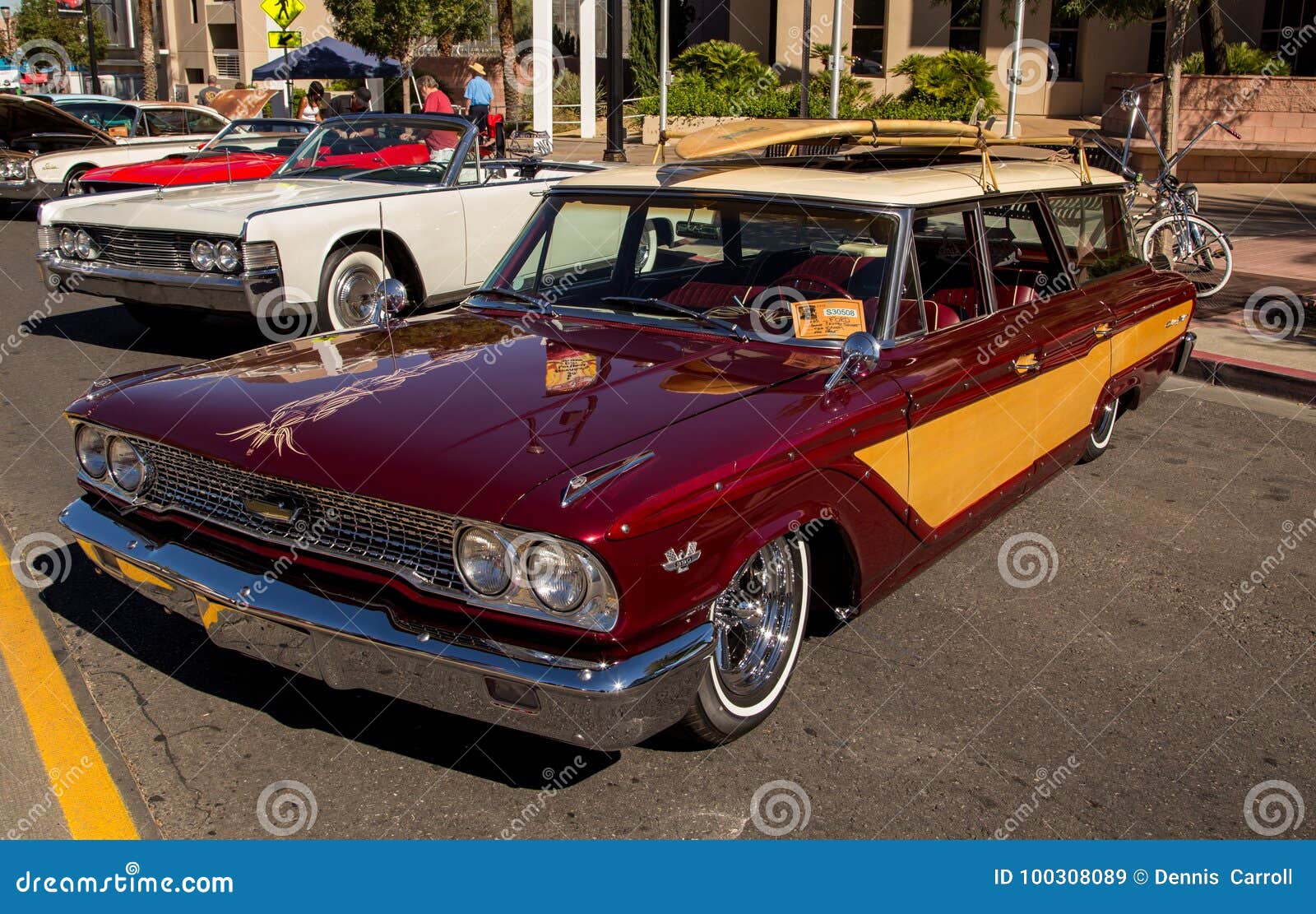 Custom car editorial stock image. Image of maroon, transportation ...