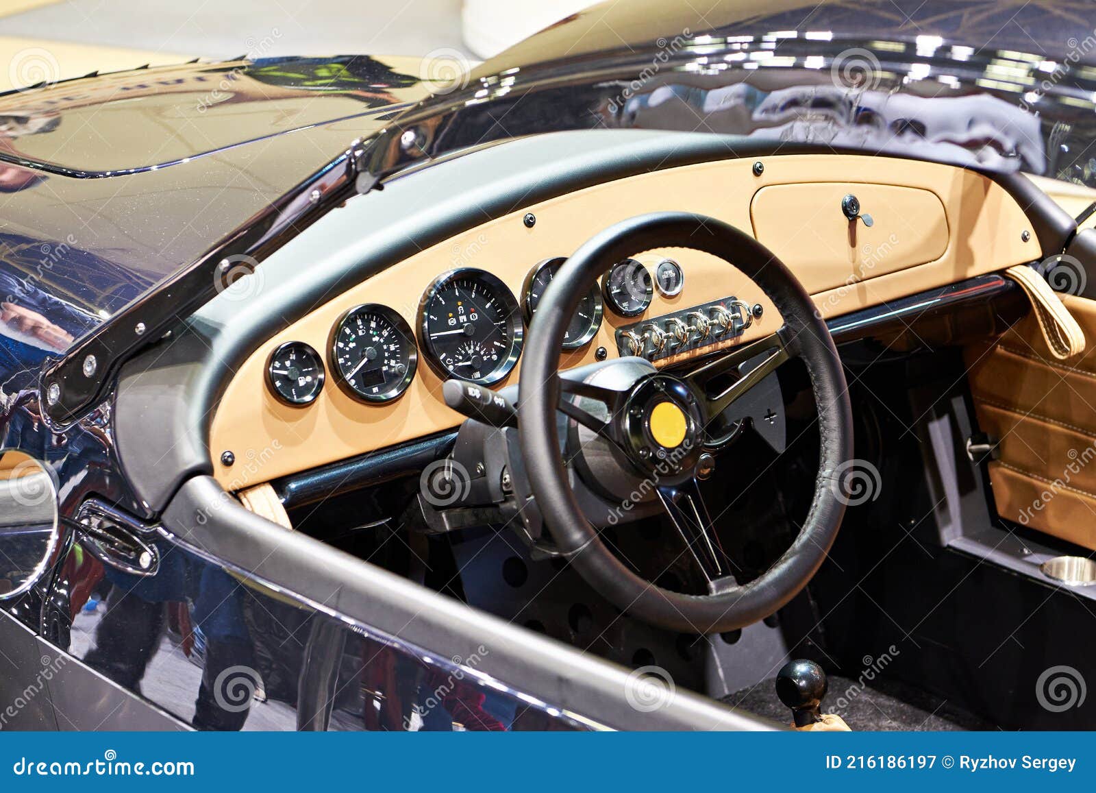 Custom car dashboard stock image. Image of design, drive - 216186197