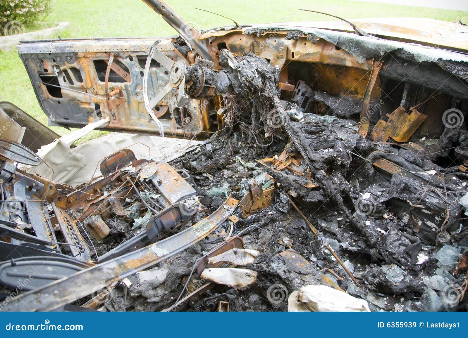 Custom Car Fire Interior Picture. Image: 6355939