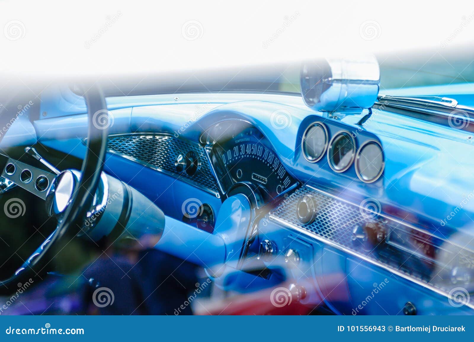 Custom Car interior editorial stock photo. Image of chevy - 101556943