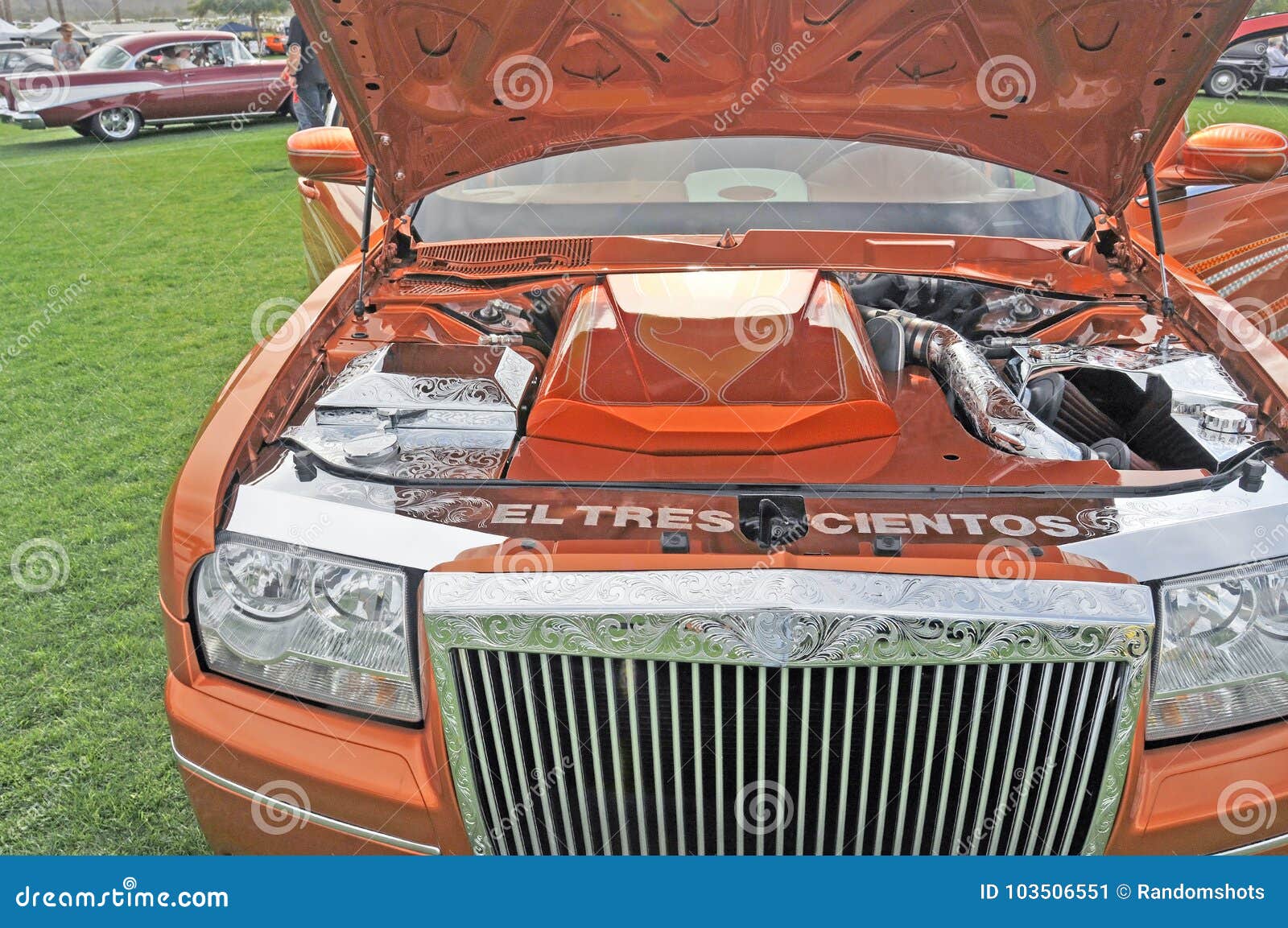 Custom Chrysler 300: Engine Compartment Editorial Photo - Image of ...