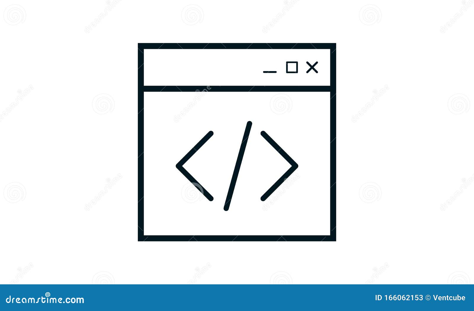 Custom Coding Icon Flat Style Graphical Symbol. Stock Vector ...
