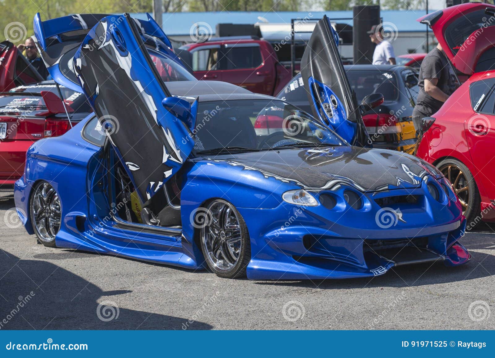 Custom compact car editorial image. Image of lambo, vehicle - 91971525