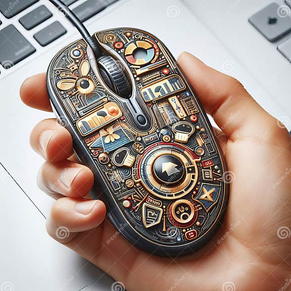 98 84. Custom Cursor_ a Customized Mouse Cursor Tha Th Stock Photo ...