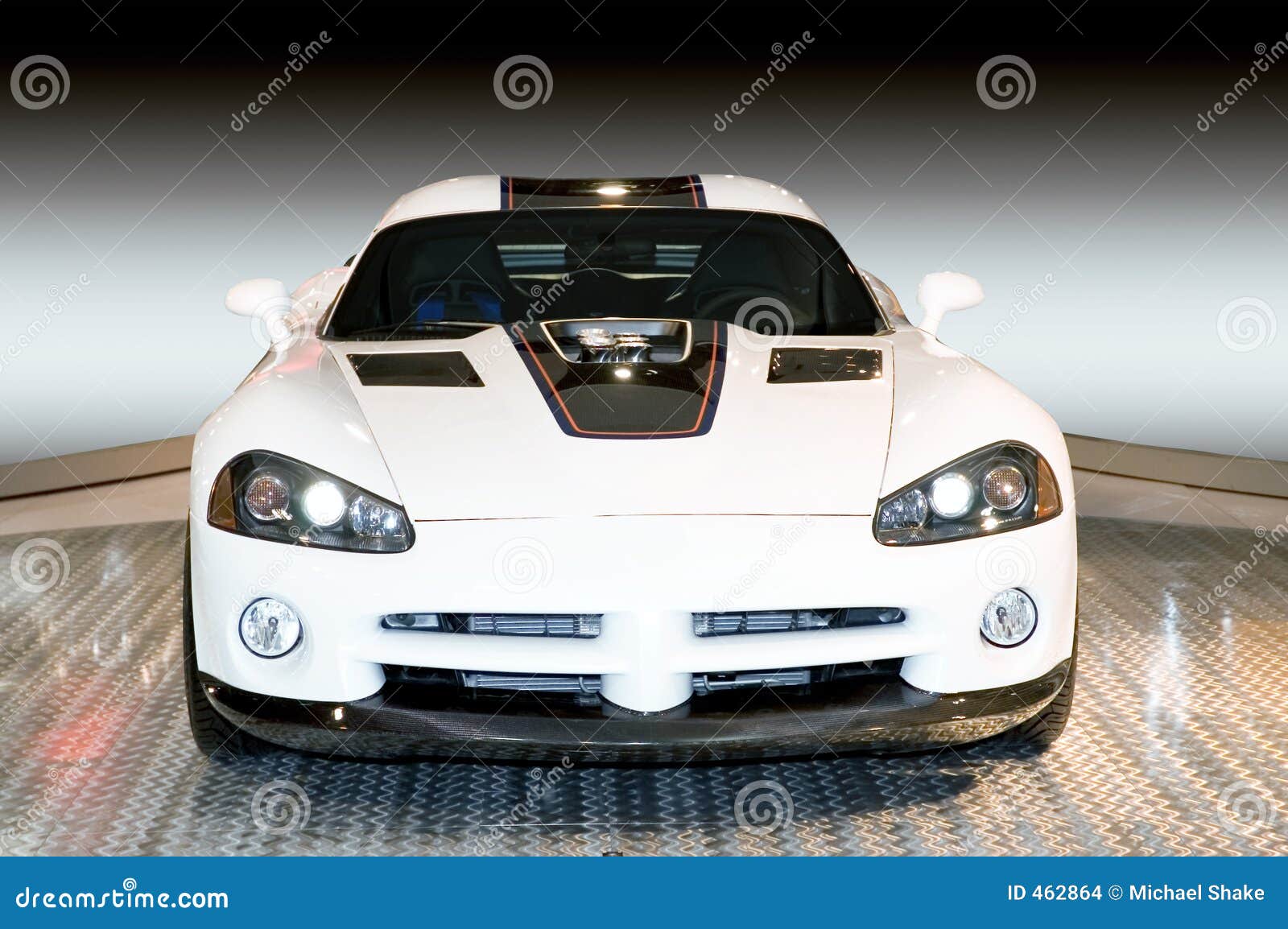Custom Dodge Viper, Front View Stock Photo - Image of rims, design: 462864