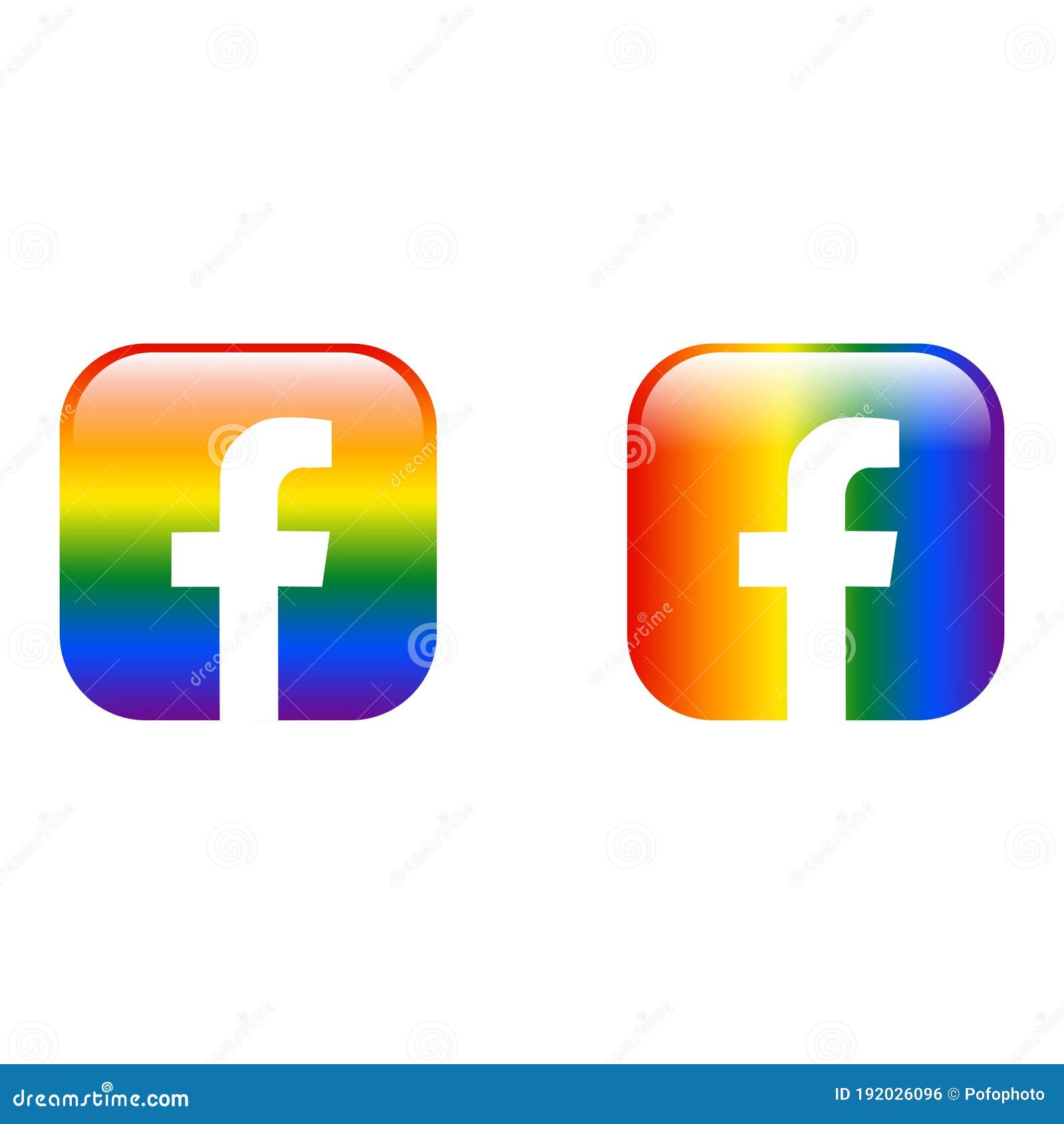 Facebook icon vector editorial photo. Illustration of logo - 192026096