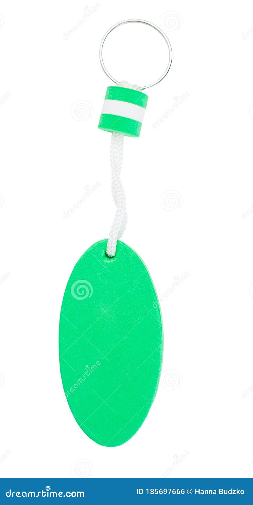 Custom Floating Key Chains Isolated on White, Foam Material, Green ...