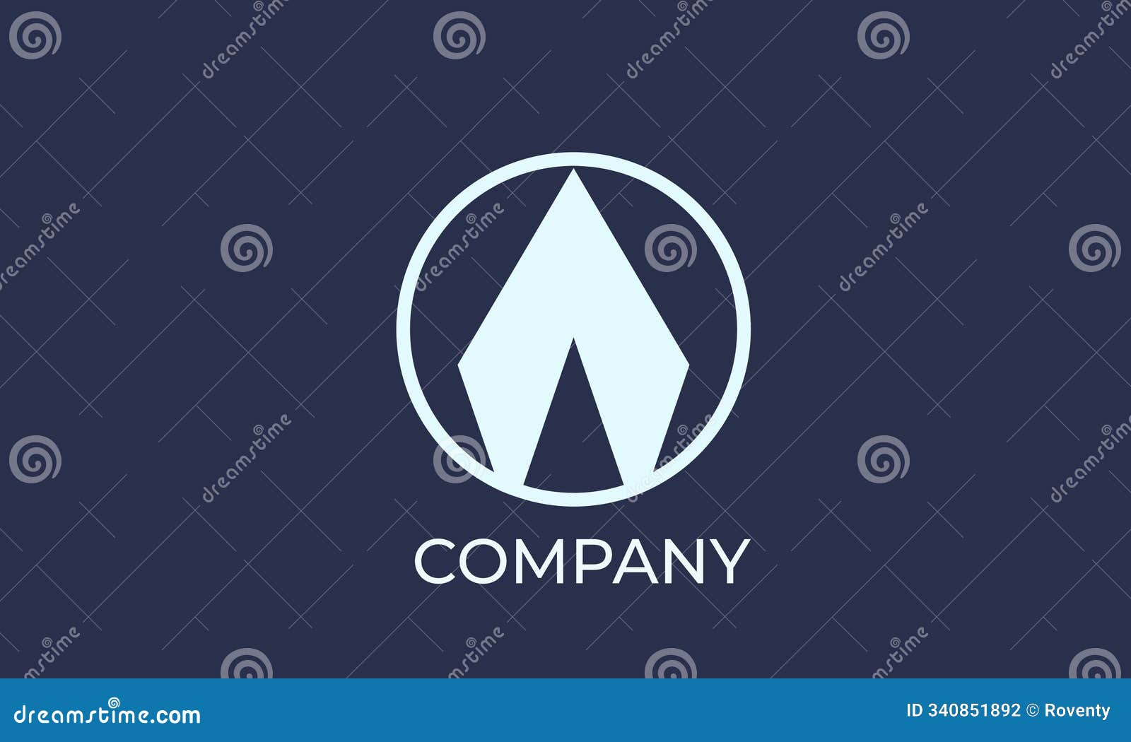 Custom Geometric Logo Design for Innovative Brands Stock Illustration ...