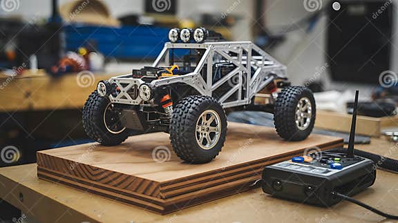 Custom Handmade RC Car Model Electronic Project with Remote Control ...