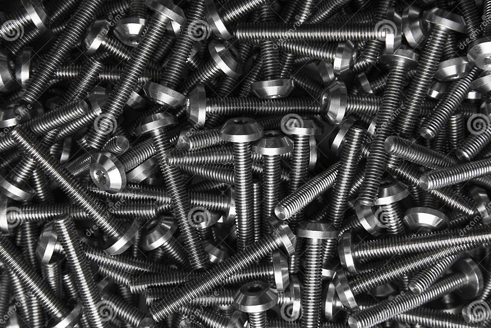 Custom Hex Head Bolt Thread Stock Image - Image of bolts, close: 52105283