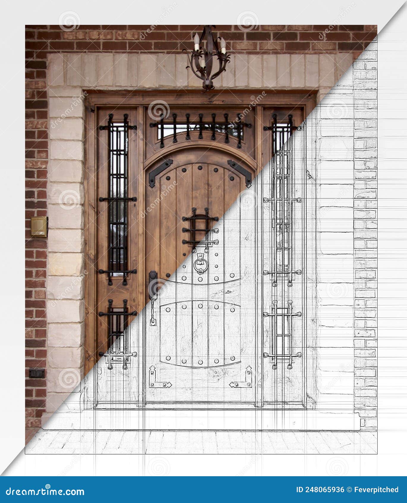 Front Door Elevation Drawing