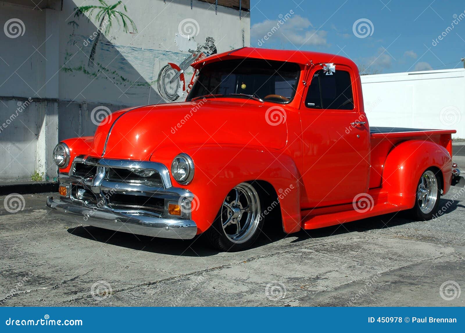Custom Made Pickup Truck stock photo. Image of wheels, show - 450978