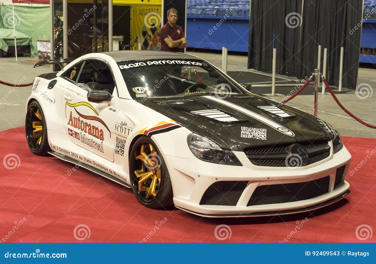 Custom mercedes editorial stock photo. Image of promotional - 92409543