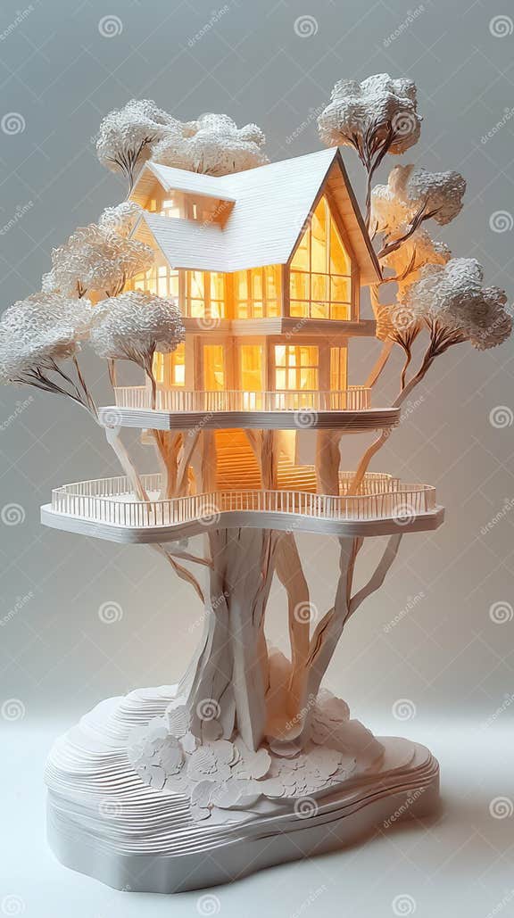 Custom Paper Model Kits for Unique School Projects Stock Illustration ...